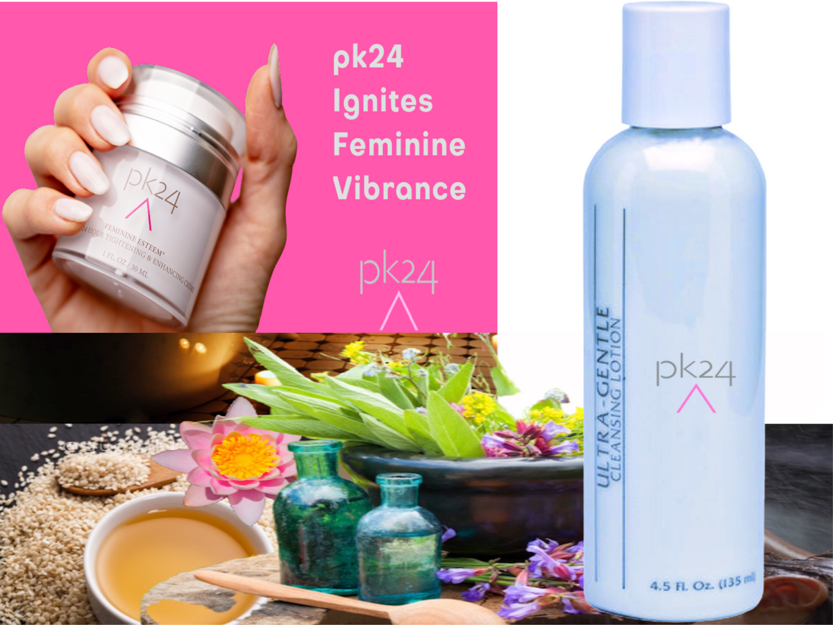 pk24 Feminine Skincare Elevated Tightening & Ultra-Gentle Cleanser Set ...